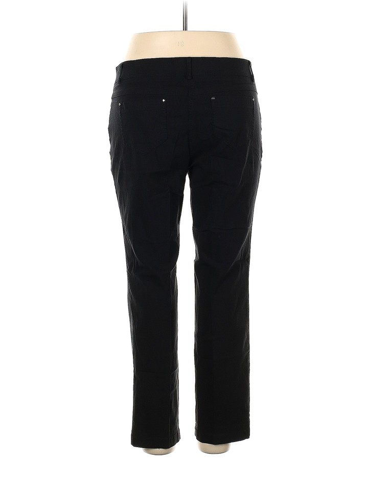 89th & Madison Women Black Casual Pants 18 Plus | eBay