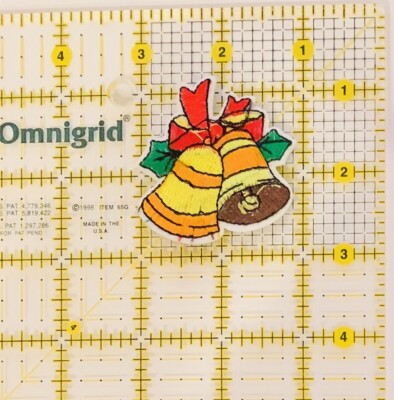 Christmas Bells 🔔 Jingle Bells Iron On Patch Christmas 🎄 Holidays I | eBay