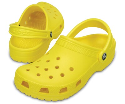Crocs Classic Clog Lemon Yellow J5 (M5/W7) | eBay
