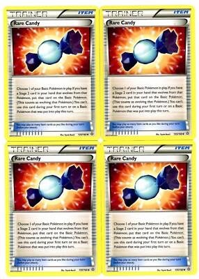 4x Pokemon TCG Rare Candy 135/160 XY Primal Clash Playset | eBay