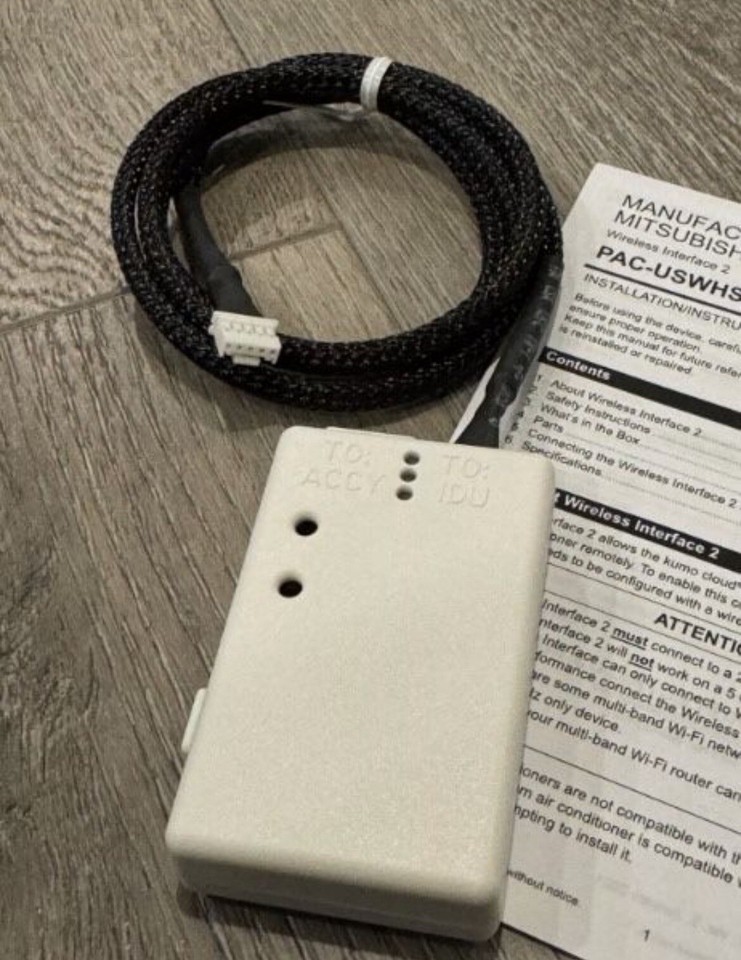 Mitsubishi Kumo Cloud Wireless Adapter Wi-Fi Interface | eBay