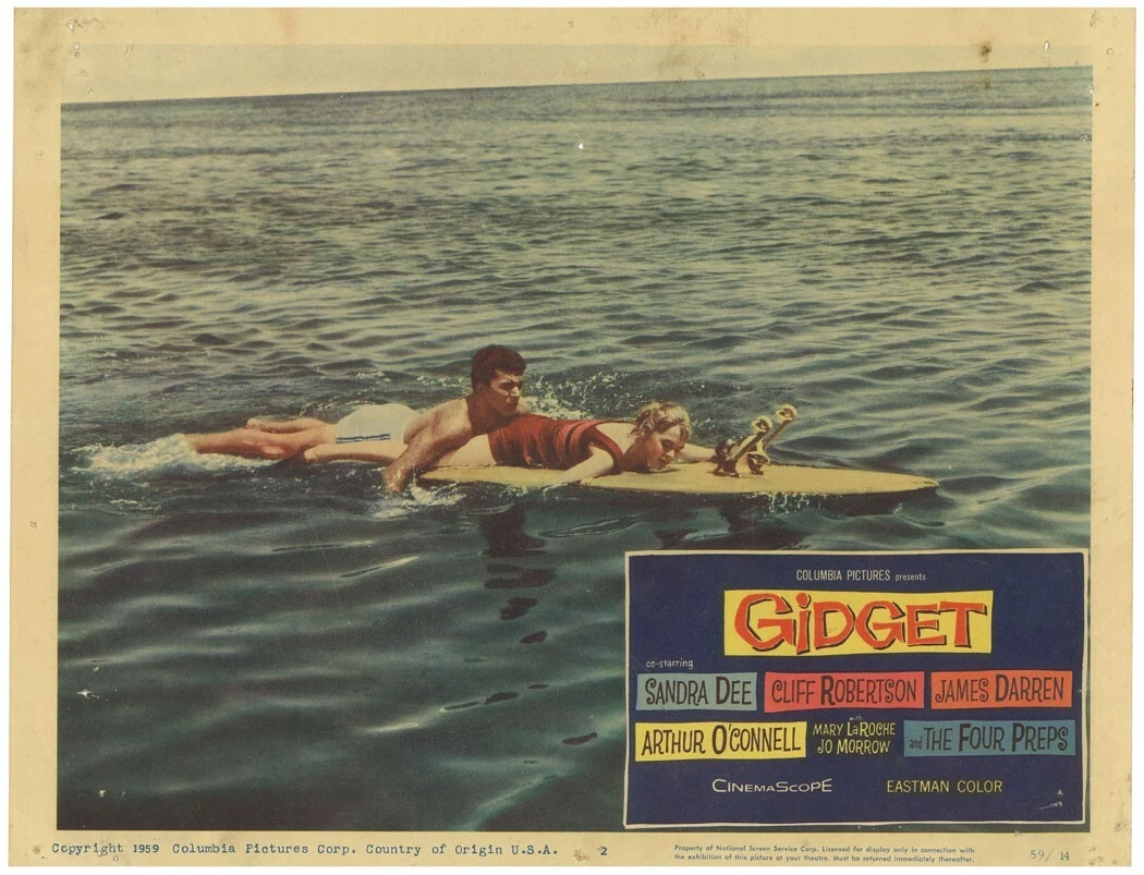 Gidget Sandra Dee Surfing