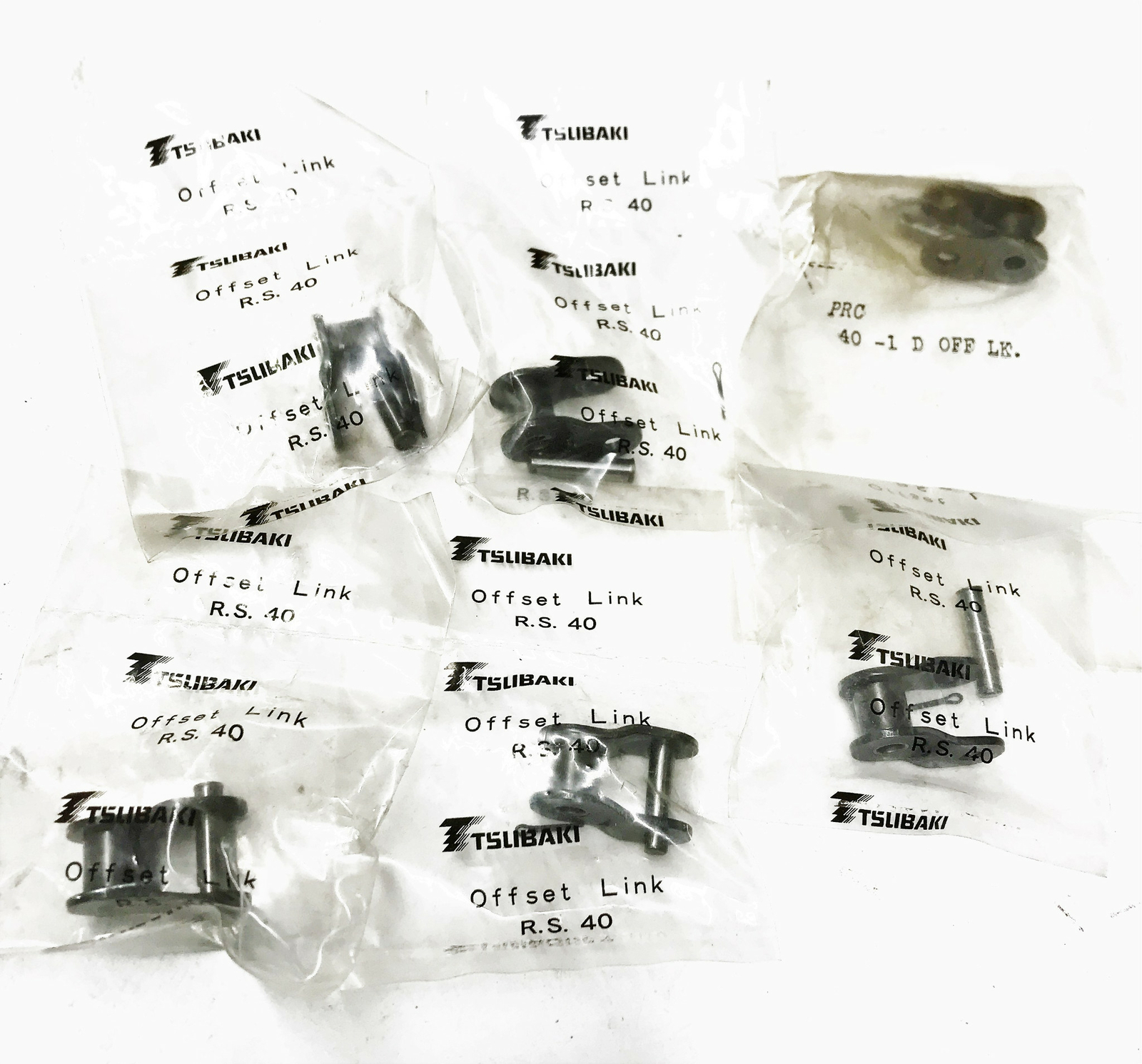 Tsubaki Offset Link R.S.40 [Lot of 6] NOS | eBay
