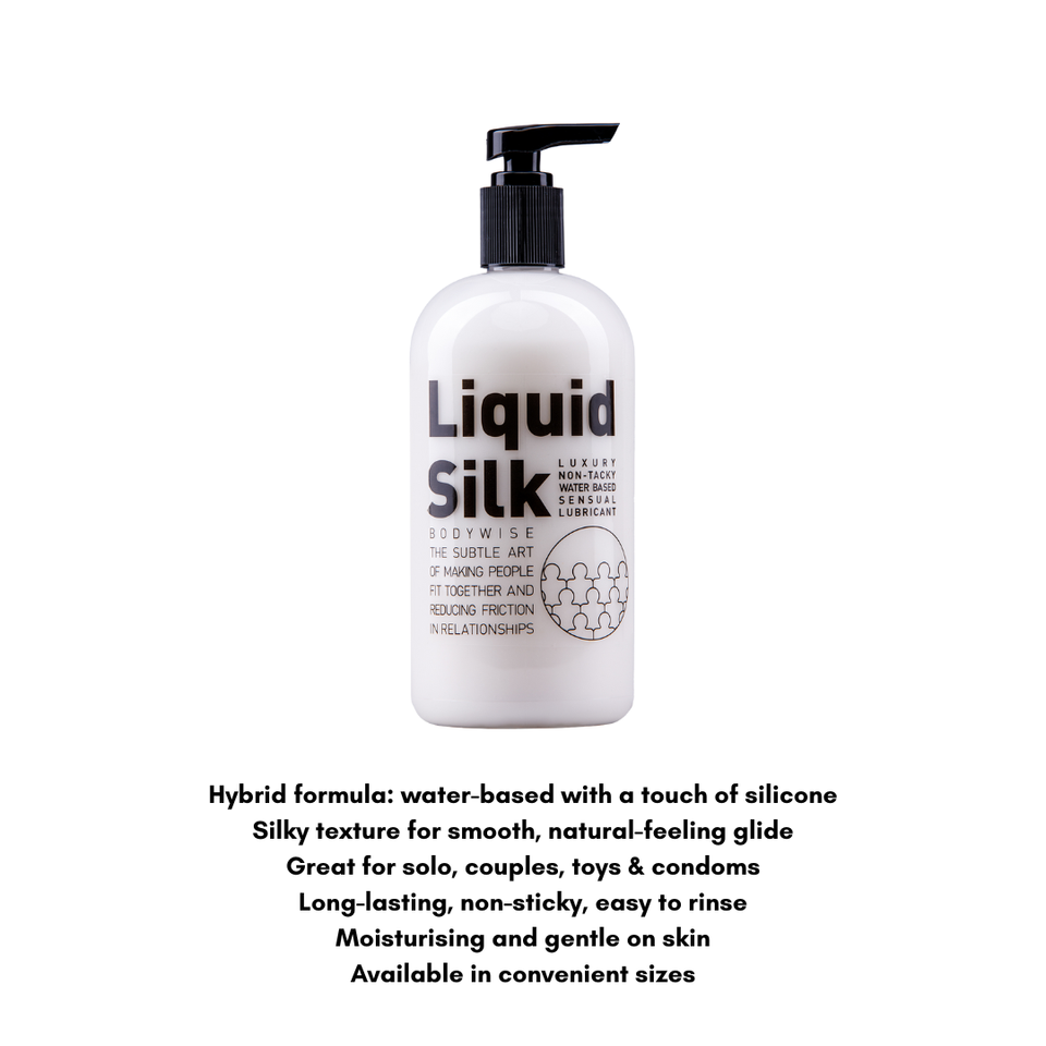 Liquid Silk Water-Based Personal Lubricant – 6 x 250ml Bottles with ...