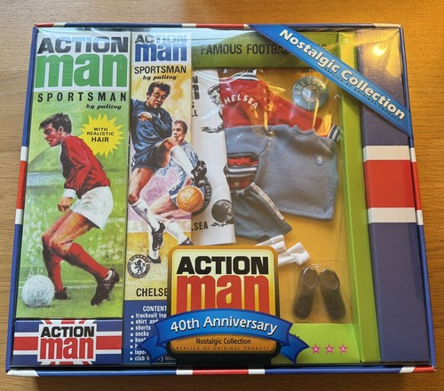 ACTION MAN 40th ANNIVERSARY CHELSEA FAMOUS FOOTBALL CLUBS+SPORTSMAN ...