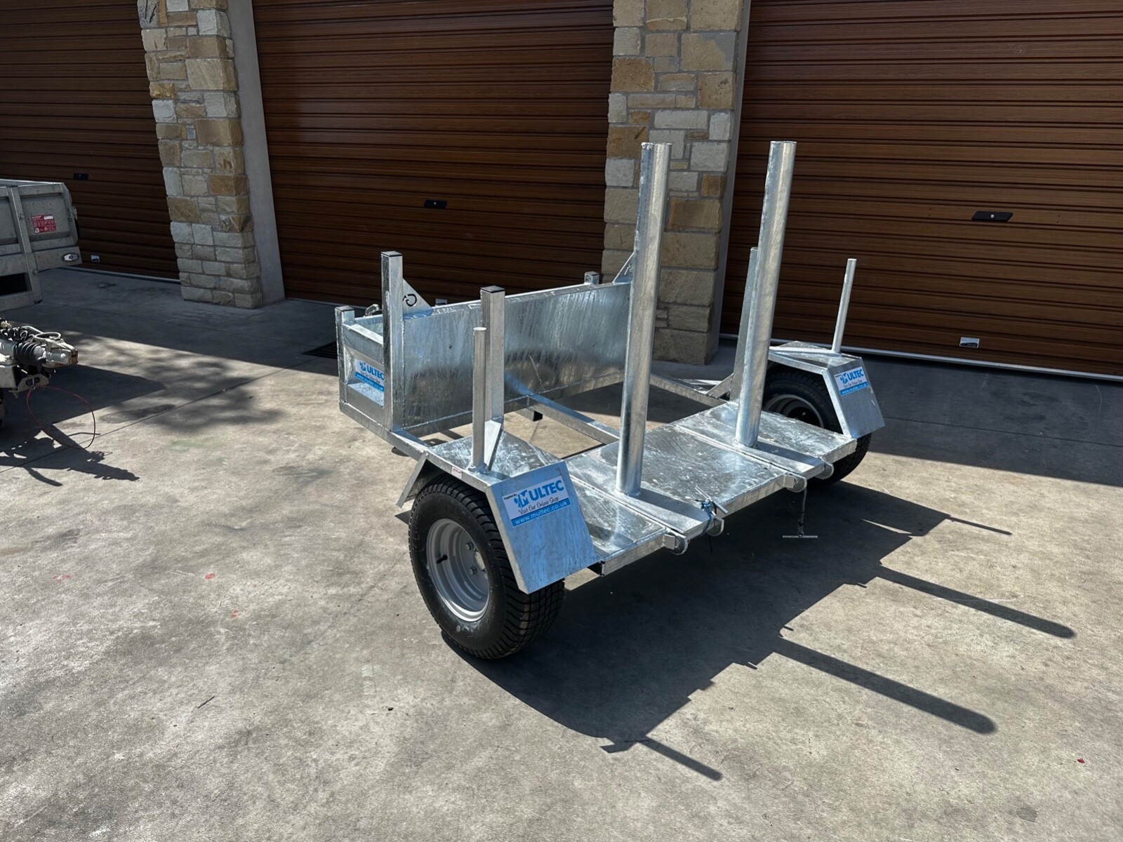 Professional Quad Fencing Trailer (Tractor 3PL Post Knocker Banger ...