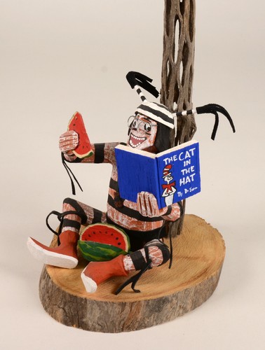 Hopi or Navajo Carved Sitting Koshare Clown Kachina | eBay