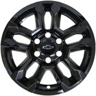 2022-2023 Chevrolet Silverado RST LT WT 8022-GB 18" Gloss Black Wheel ...