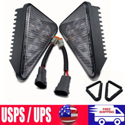 30W Triangle LED Worklight Headlights Kit 7259523 for Bobcat A220 A300 ...