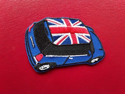 MINI COOPER S UNION JACK CAR RACING RALLY MOTORSPORT EMBROIDERED PATCH ...
