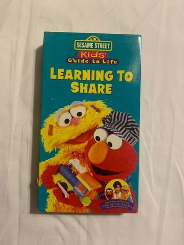 Sesame Street - Kids Guide to Life: Learning to Share (VHS, 1996) Elmo ...