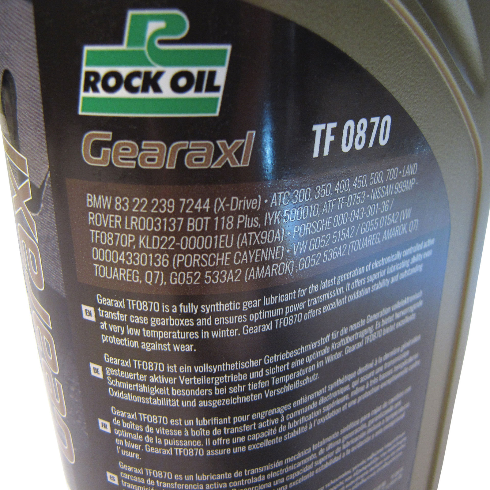 Set of 2 Rock Oil TF-0870 IY500010 Full Synthetic Transfer Case Fluid ...