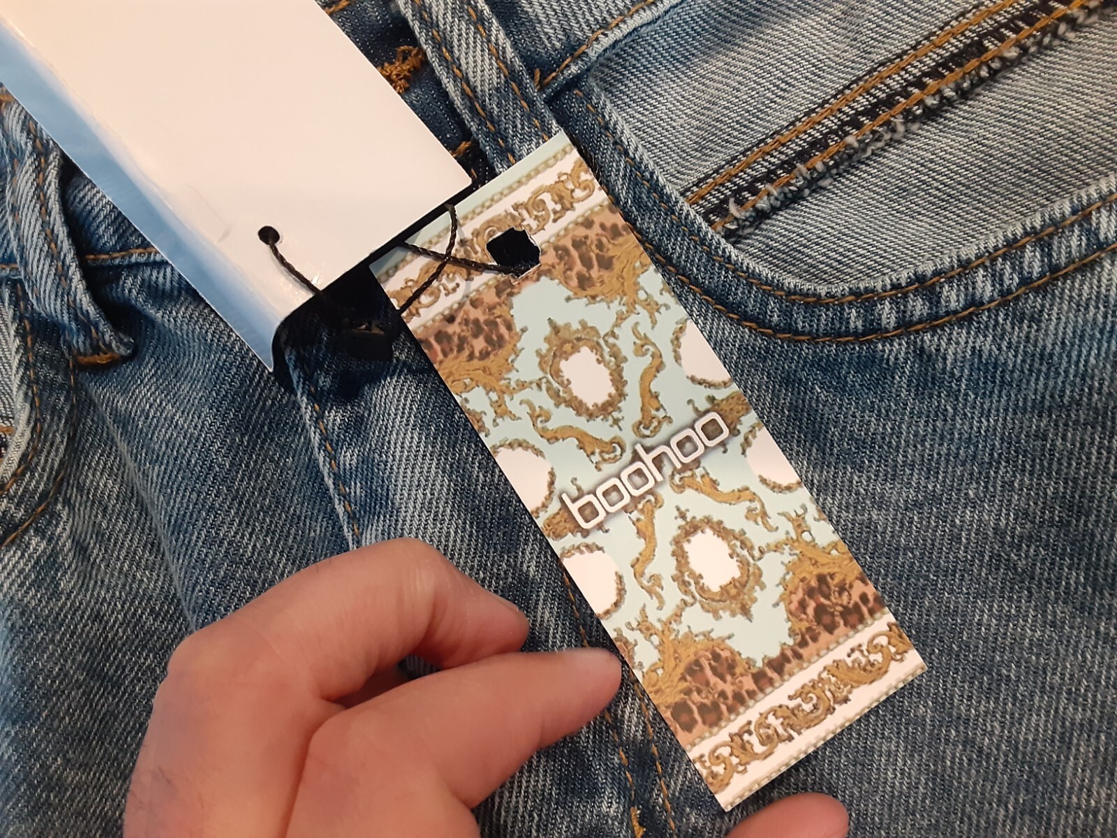 NEW W/Tag Tall Boohoo Blue US 4 UK 8 Jeans #S137 | eBay