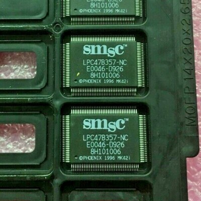 (2 PIECE LOT) LPC47B357-NC, SMSC IC, SUPER I/O, PQFP-128 | eBay