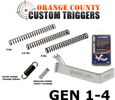 TUNING STRIKER TRIGGER SPRING PAK, GHOST 3.5 CONNECTOR FITS GLOCK | eBay