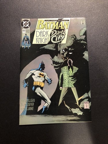 Batman #454, Dark Knight Dark City, Mike Mignola cover (DC Comics, 1990 ...