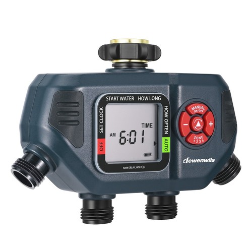 Programmable Water Hose Sprinkler Timer 4 Zone Garden Drip Irrigation Timer | eBay
