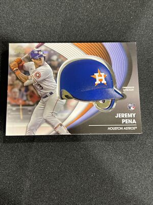 2022 Topps Update Jeremy Pena Commemerative Batting Helmet Relic Rookie ...