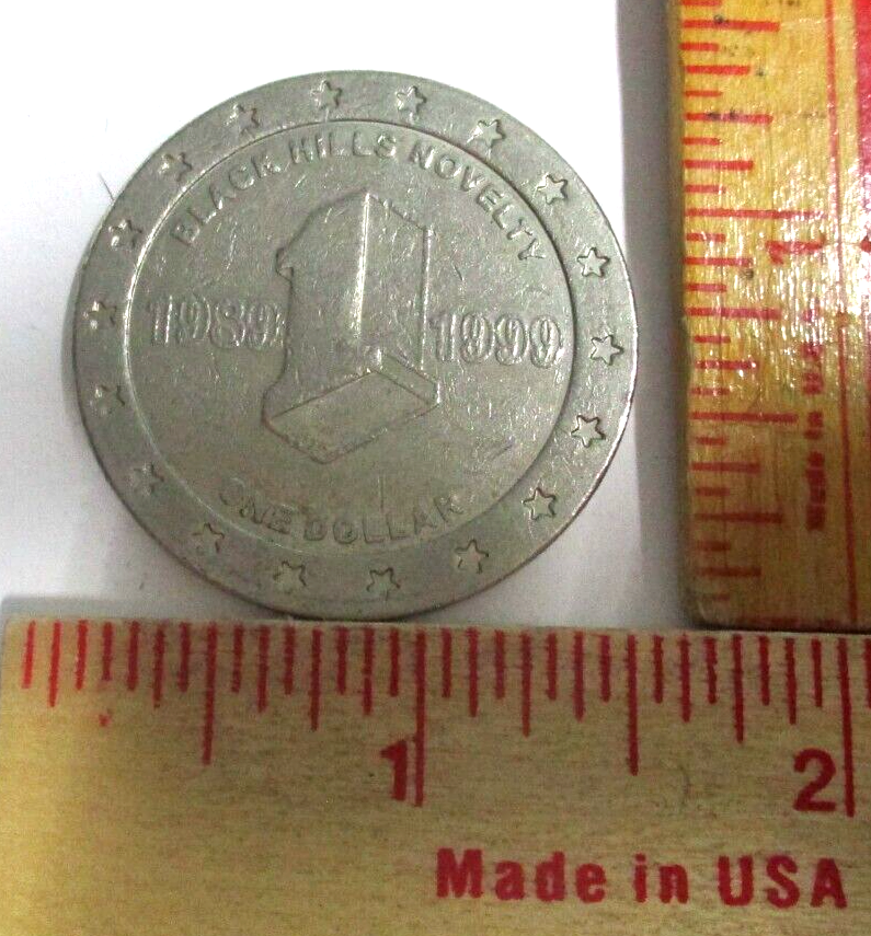 1997 Sturgis coin Deadwood Harley collectible token motorcycle rally ...