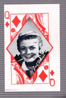GAIL DAVIS WESTERN ACES EXHIBIT CARD - QUEEN of DIAMONDS - NM/EX - FREE ...
