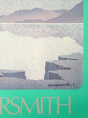 JUSTIN COOPERSMITH VTG 1980'S POST MODERN ORCHIDS FRAMED LITHOGRAPH ...