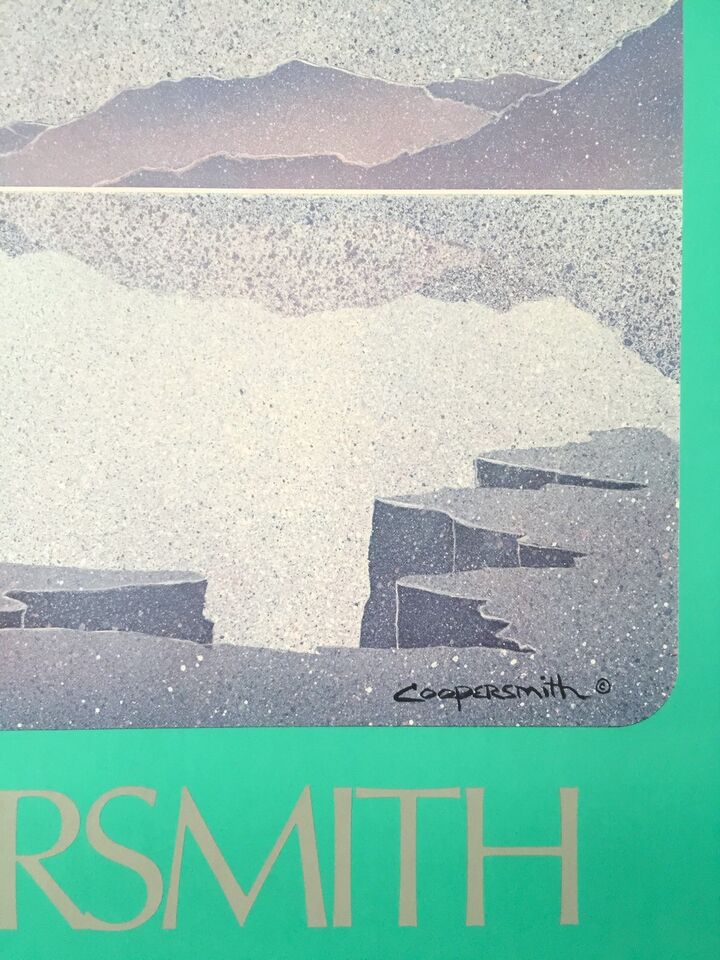 JUSTIN COOPERSMITH VTG 1980'S POST MODERN ORCHIDS FRAMED LITHOGRAPH ...