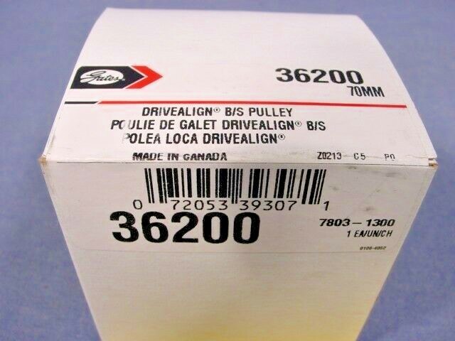 Accessory Drive Belt Idler Pulley-DriveAlign Premium OE Pulley Gates ...