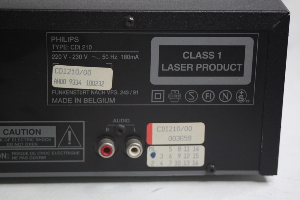 Philips CDI 210 CD-I Player Console With Digital Video Cartridge | eBay