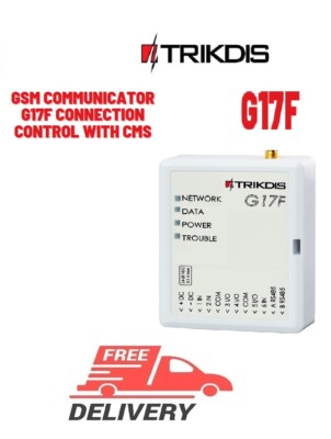 Trikdis GSM communicator G17F Connection control with CMS Fire security panels | eBay