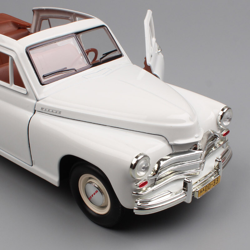 1/24 Soviet USSR Gorky Gaz-M20 Pobeda Gaz M20 diecast model Convertible ...