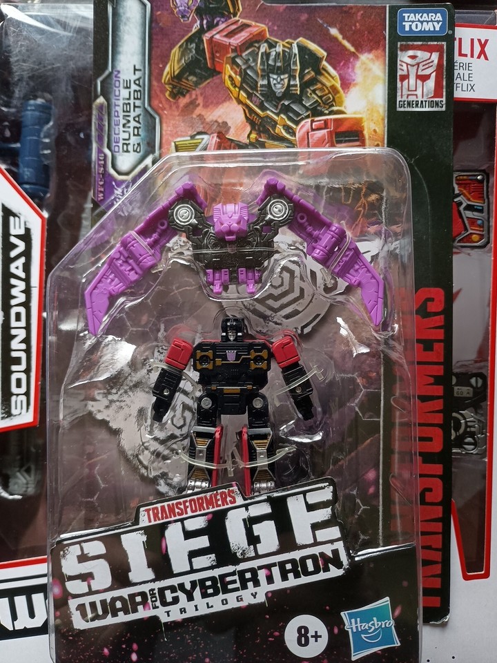 NEW Hasbro Transformers WFC Netflix Soundwave Decepticon With 5 ...