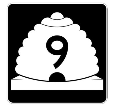 Utah State Highway 9 Sticker Decal R5356 Highway Route Sign | eBay