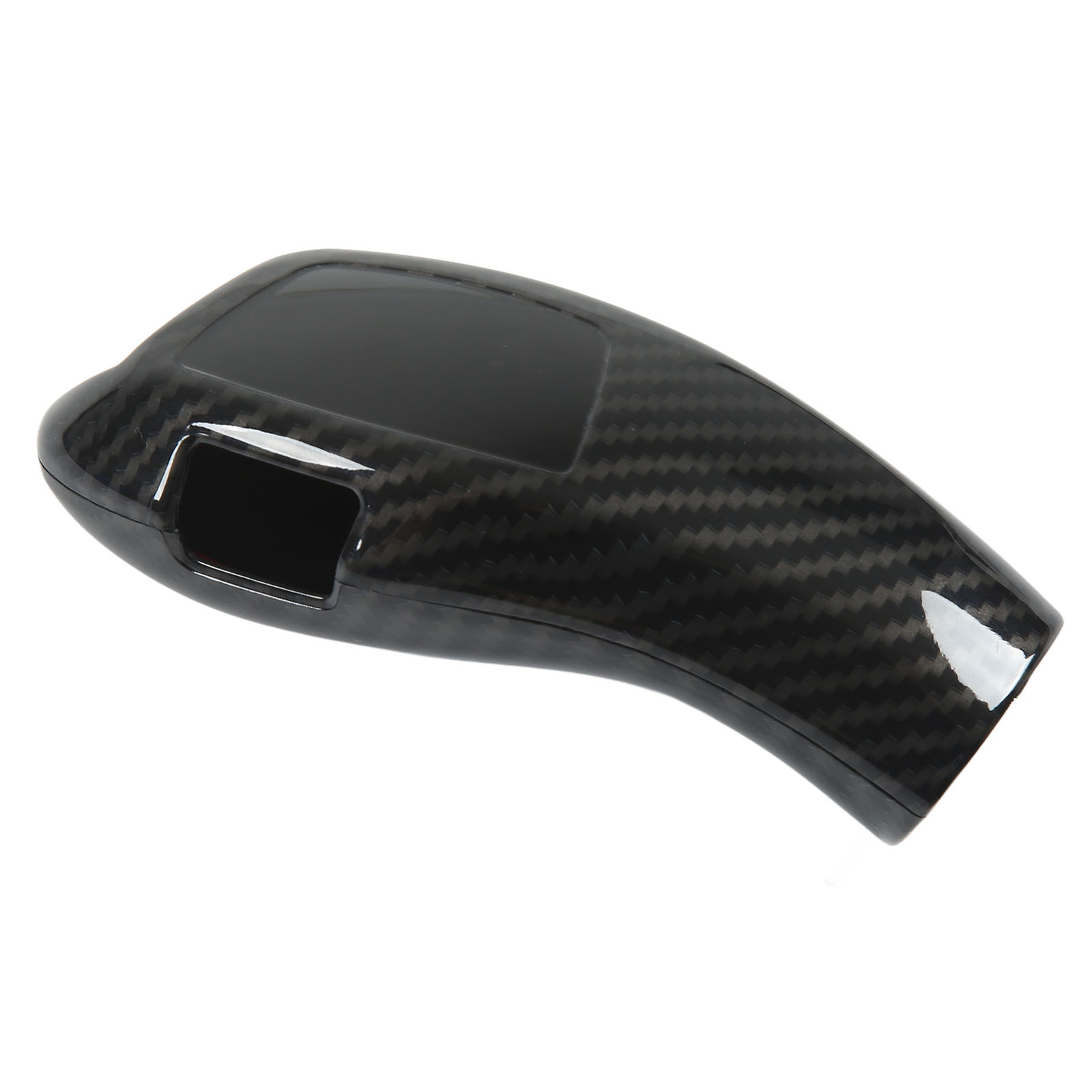.* Gear Shift Knob Cover Trim Carbon Fiber Style Car Shifter Protector ...