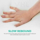 Extra Deep Memory Foam Bamboo Mattress Topper Ultra Soft Thick Enhancer ...