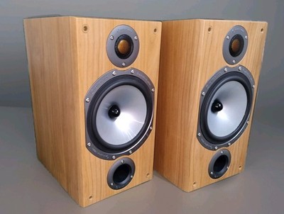 Monitor Audio Bronze BR2 stereo Bi-Wireable Speakers, Cherry finish ...