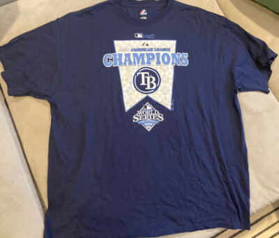 Tampa Bay Rays - 2008 American League Champions T-Shirt - Mens 2XL ...