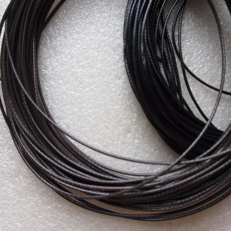 10M 1.0mm Waxed Coated Wax Cotton Cord String Jewelry Bracelet Making ...