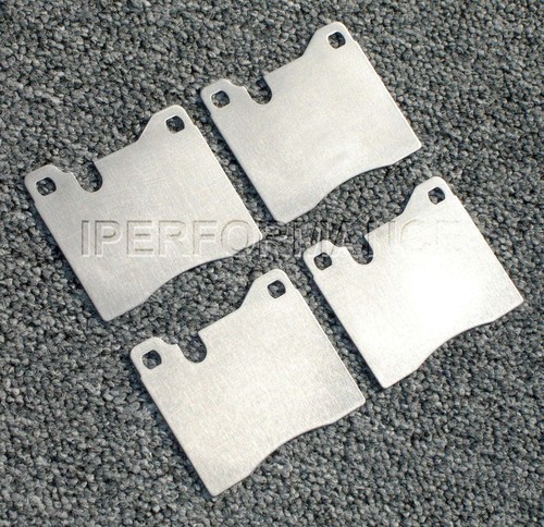 Titanium Brake Pad Shim Heat Shield Set for BMW 530I 9/1976-1978; Front ...