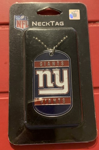NFL Officially Licensed Neck Tag Dog Tag Necklace NEW YORK GIANTS | eBay