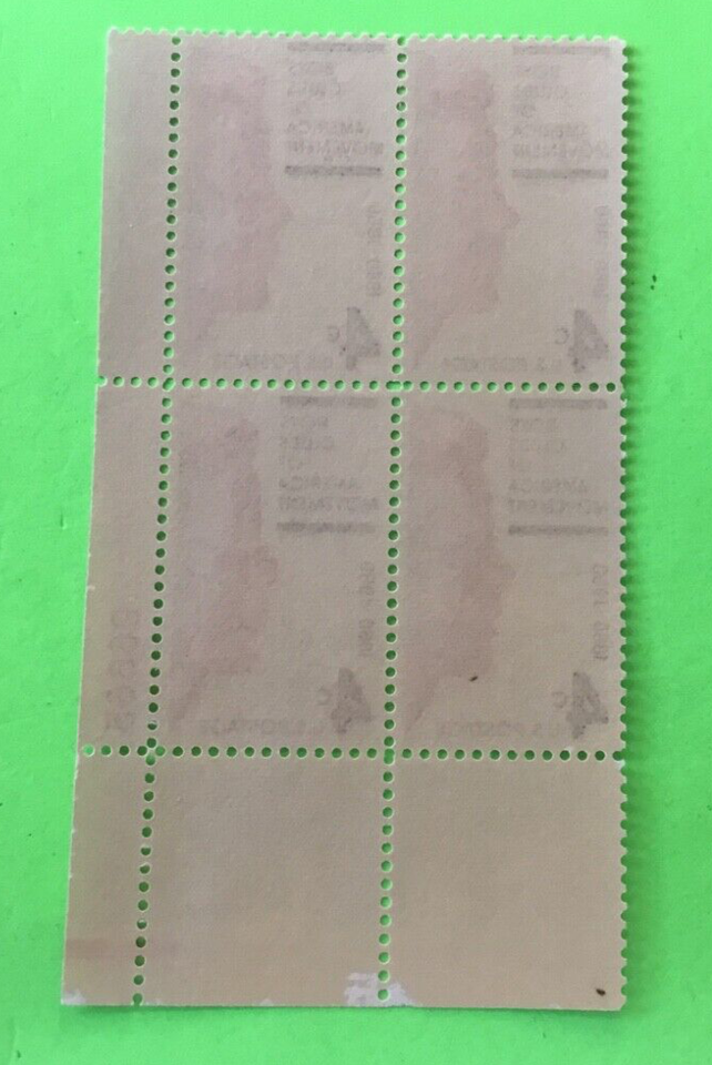 64 yr OLD Historical 4 cent Plate Block #1163 LRC US Stamps 1960 + LOW ...