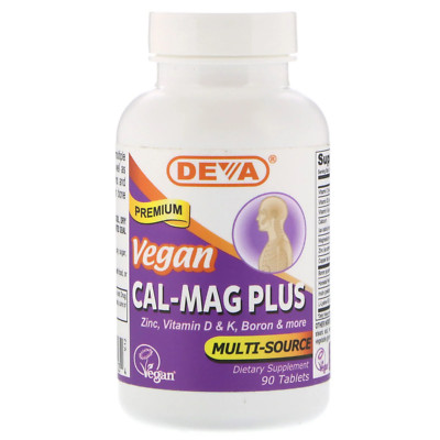 Deva, Vegan Cal-Mag Plus, 90 Tablets | eBay Australia