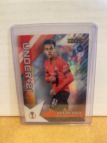 2022-23 Topps Merlin Chrome Rookie Under 21 Desire Doue PSG | eBay.de