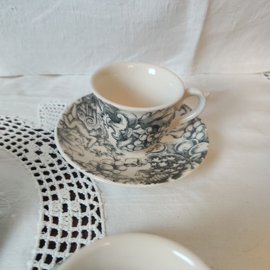 Tasses À Café Gueules D'amour De Geneviève Lethu Faïence Ancienne | eBay