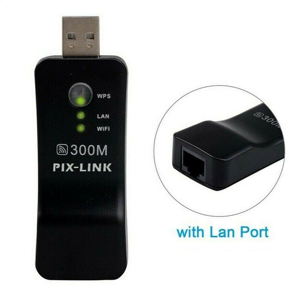 Adapter Ethernet Cable WiFi Dongle Wireless LAN Adapter For Samsung ...