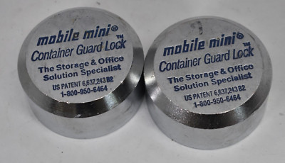 Lot of 2 Mobile Mini Container Guard Lock Padlock Storage/Office Use NO ...