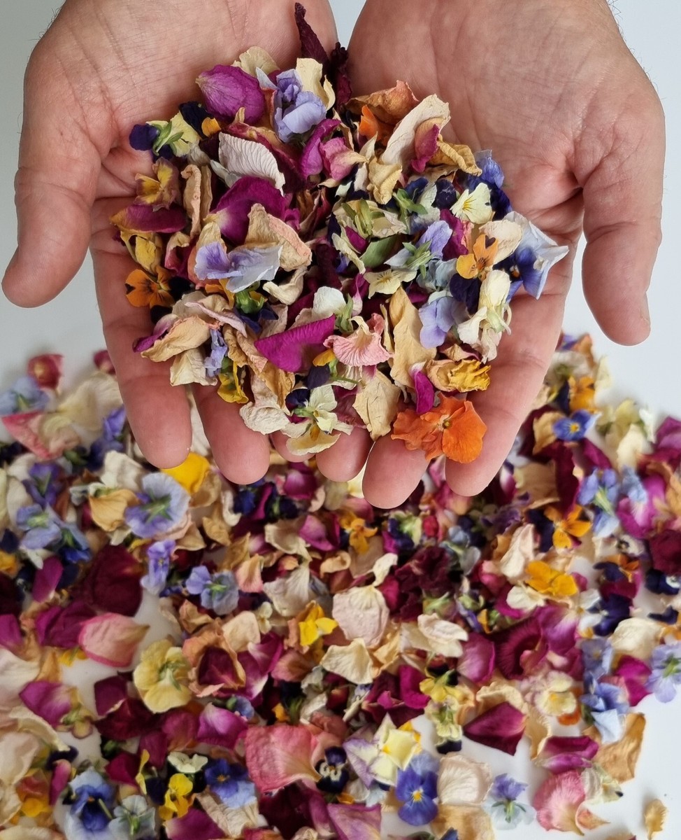 Farming Edible Confetti LUSH Handmade Cosmetics Featuring Dried