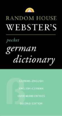 Random House Websters Pocket German Dictionary, 2nd Edition - VERY GOOD ...