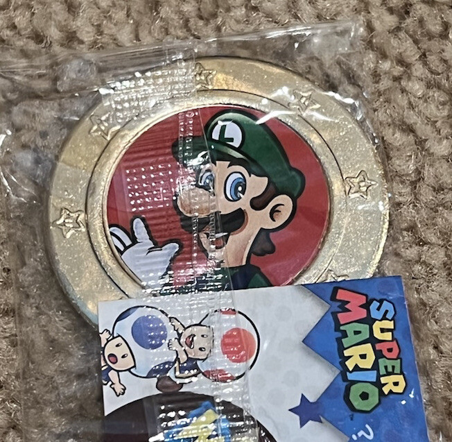 Luigi Super Mario Wonder Ball Coin | eBay
