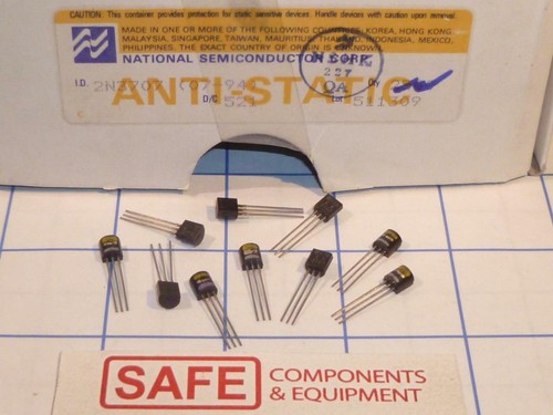 National Semi 2N3707 QTY-25 Transistor Bipolar BJT NPN 30V TO-92-3 MM ...