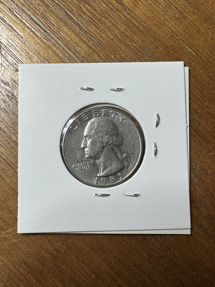 💦1985 USA QUARTER DOLLAR UNITED STATES AMERICA 1/4 DOLLAR COIN PENNY ...